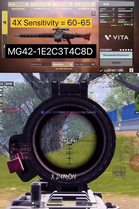 Best MG42 loadout in Call Of Duty mobile #callofdutymobile #codm #codmobile - YouTube