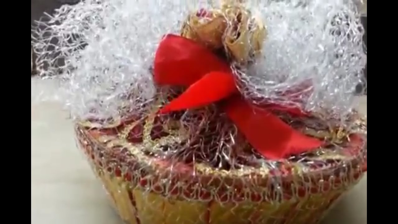 Diy Chocolate gift basket - YouTube