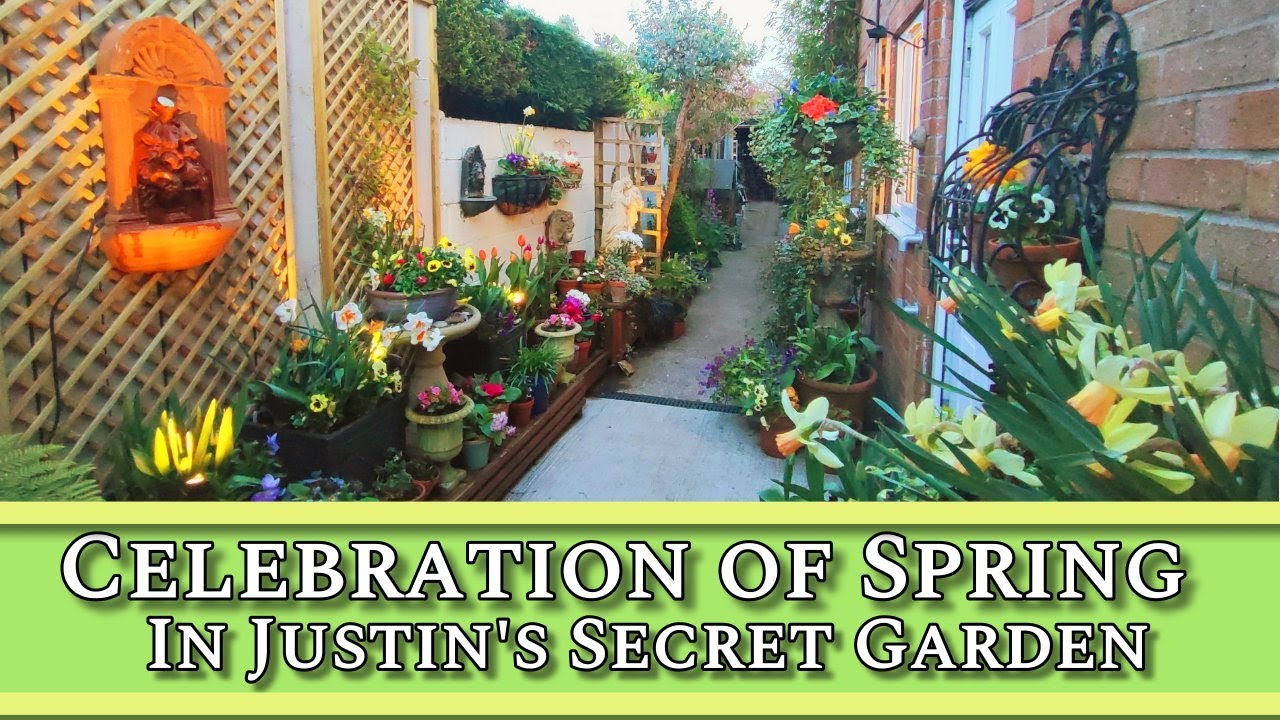 Celebration of Spring in Justin's Secret Garden - Beautiful Music and ...