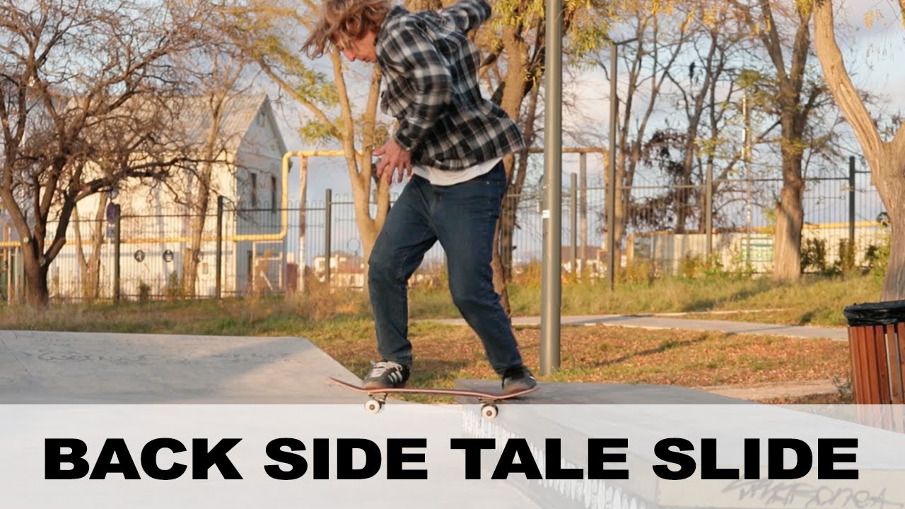 Обучалка TALE SLIDE на скейтборде. - YouTube