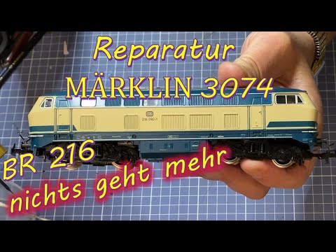 Reparatur Märklin 3074 - YouTube
