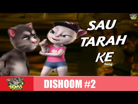 Sau Tarah Ke Song | DISHOOM | Full HD Video Talking Tom Version | Talking Tom Video