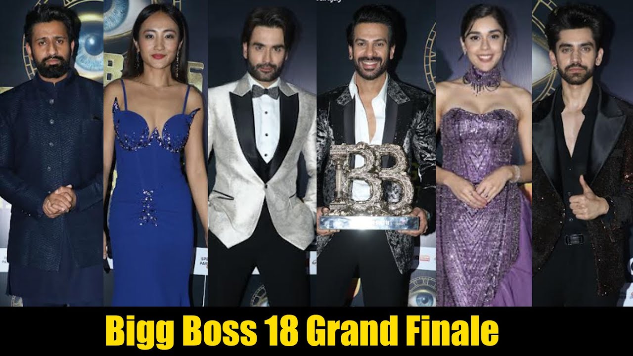 Bigg Boss 18 Grand Finale | Karan Veer Mehra, Vivian Dsena, Rajat Dalal ...