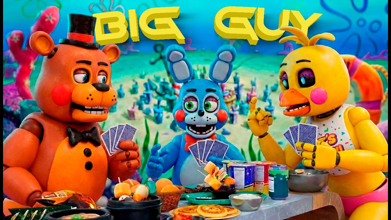 Five Nights at Freddy's 2 x Big Guy (The SpongeBob Movie) - YouTube