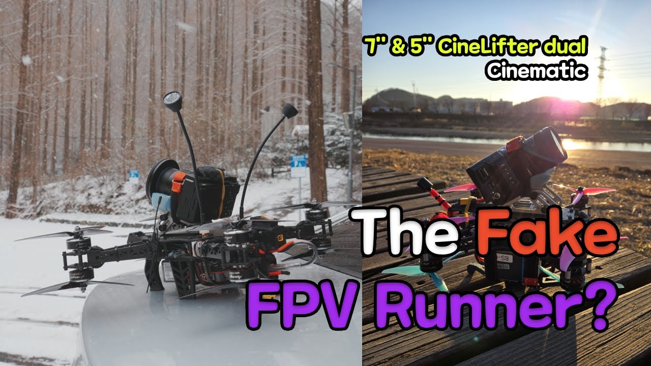 CineLifter Cinematic - Fake FPV Runner - YouTube