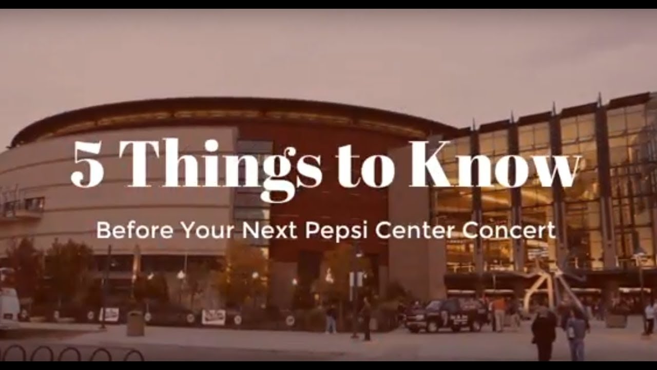5 Things to Know Before Your Next Pepsi Center Concert - YouTube