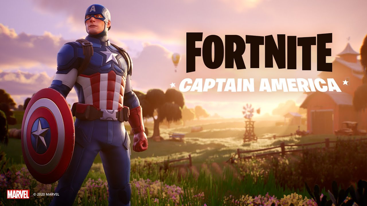 Fortnite - Captain America Outfit | PS4 - YouTube