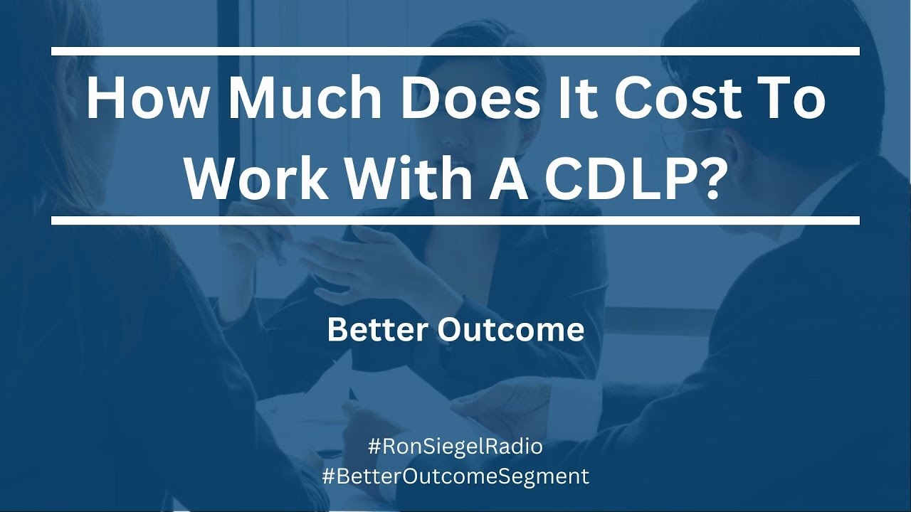 How Much Does It Cost To Work With A CDLP? - YouTube