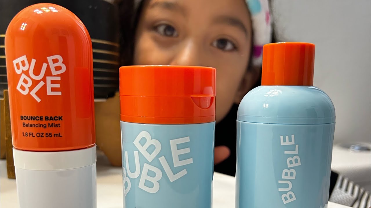 Bubble Skin Care Routine - YouTube