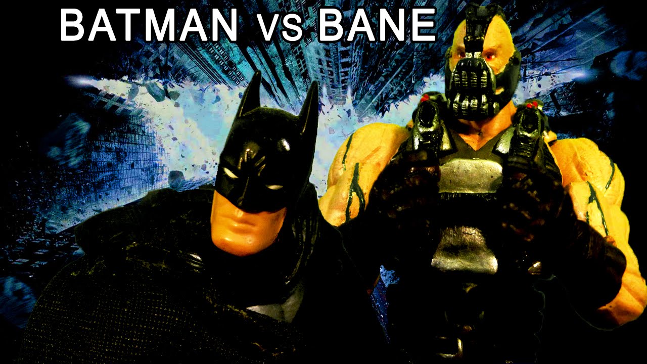 BATMAN vs BANE: The Dark Knight Rises (Stop Motion) - YouTube