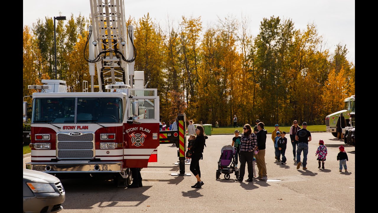 Fire Hall Open House | Stony Plain Fire Prevention Week - YouTube