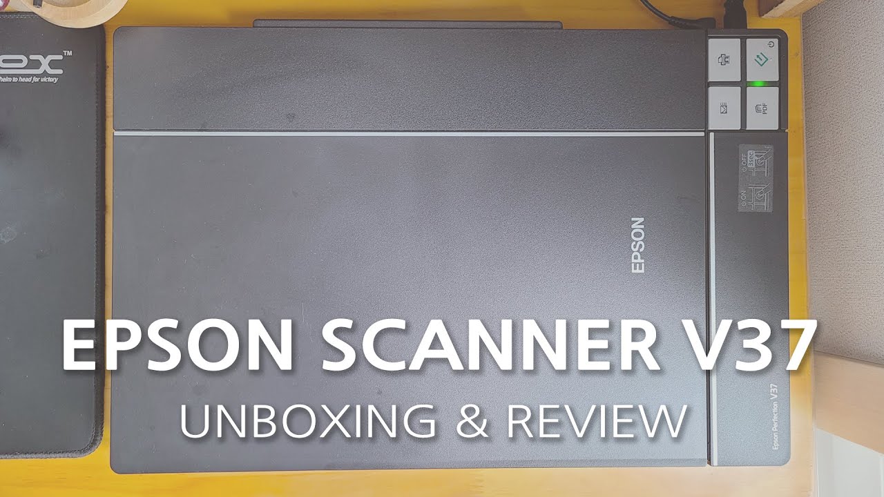 미술도구(?)리뷰ㅣ 엡손(EPSON )v37언박싱&첫 사용기 (feat.생일선물) - YouTube