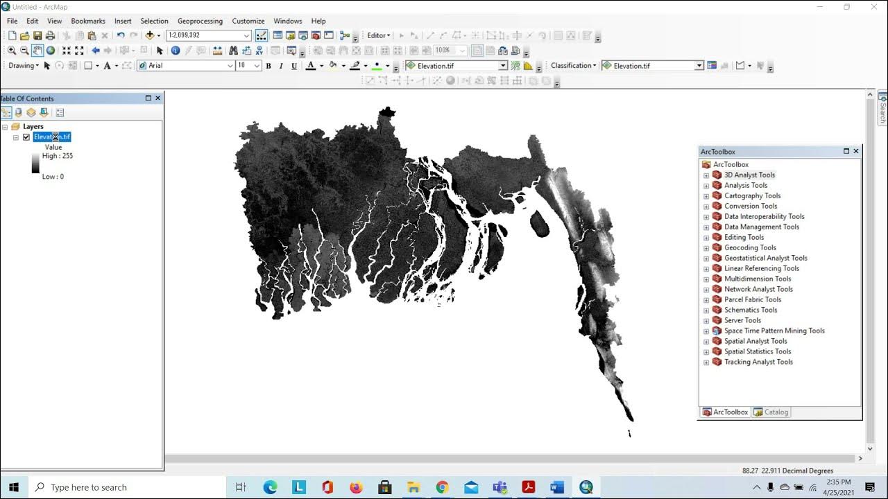 How to Resample the raster data in ArcGIS - YouTube