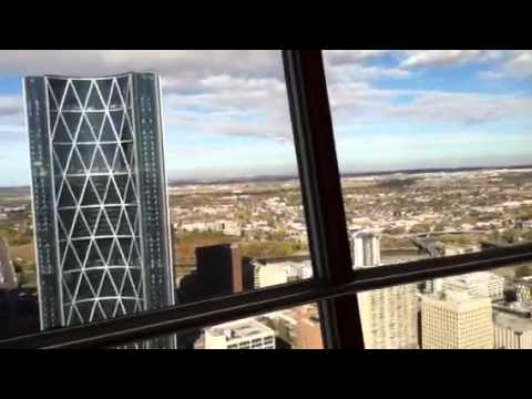 Inside The Calgary Tower - YouTube