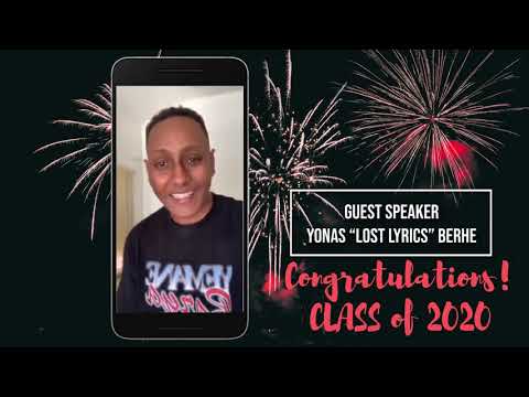 ECOKC Virtual Graduation Celebration 2020 - Guest Speaker Yonas "Lost Lyrics" Berhe - YouTube