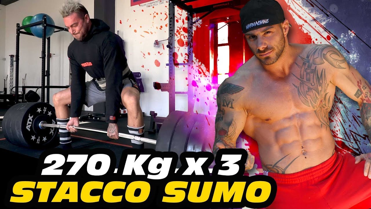 270 KG x 3 STACCO SUMO ⚠️ TUTTI FENOMENI QUI - YouTube