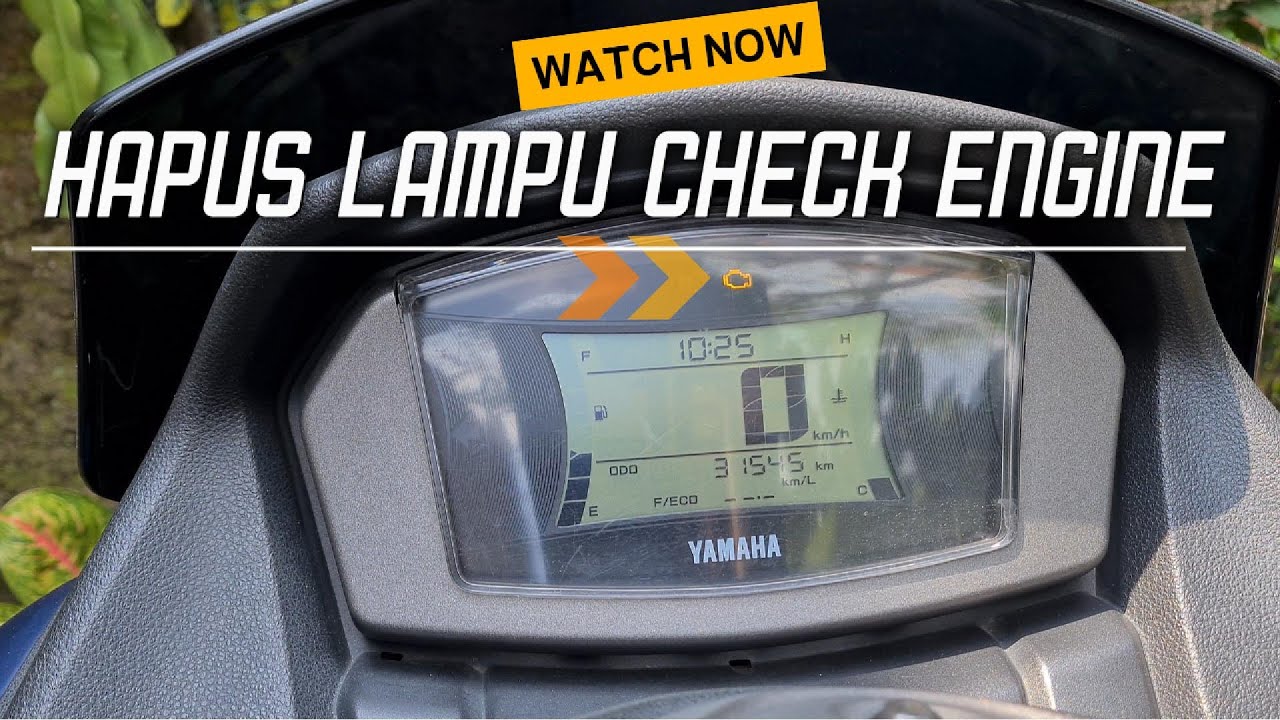 CARA HAPUS CHECK ENGINE NMAX SETELAH GANTI AKI - YouTube