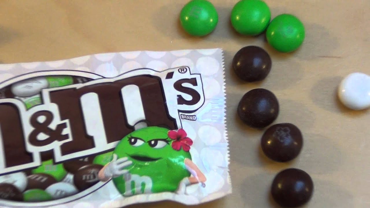 m&m's Coconut artificial flavored chocolate candies - YouTube