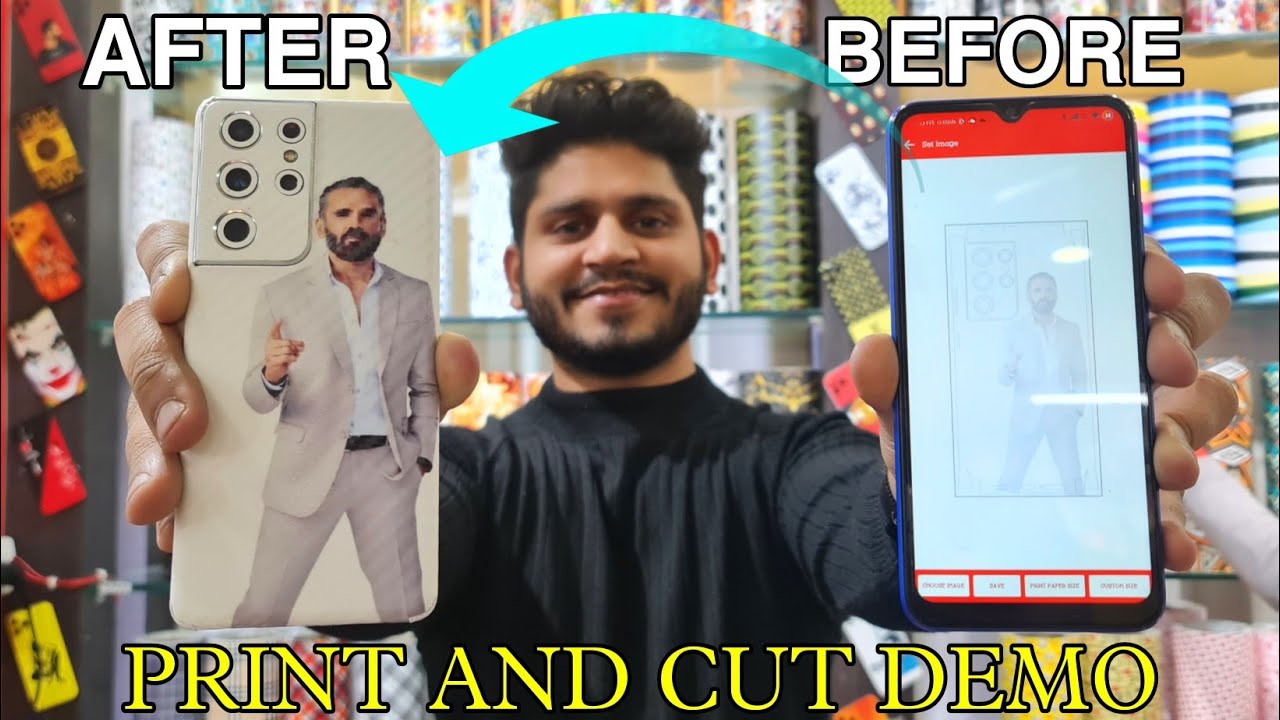 India's NO.1 MOBILE SKIN LAMINATION CUTTING MACHINE BRAND || MADE IN ...