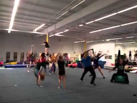 Flip Starz Gymnastics & The Harlem Shake - YouTube