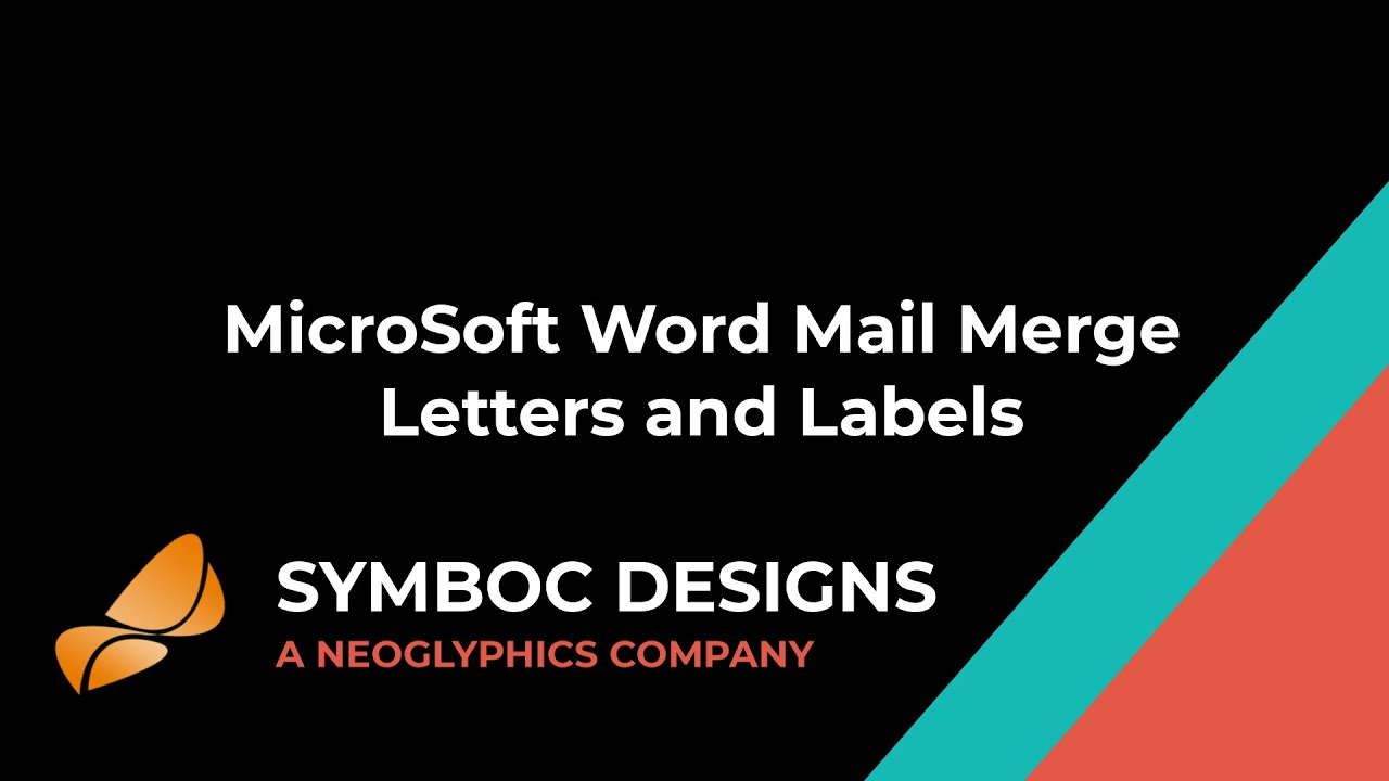 Word Mail Merge Letters and Labels - YouTube