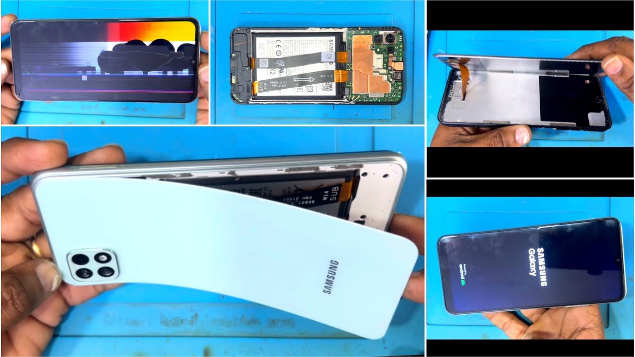 Samsung a22 5g display change / Samsung a22 5g disassembly / Samsung ...