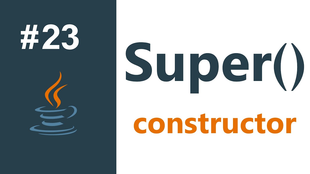 محاضرة 3 | الدرس 5 | استدعاء super constructors - YouTube