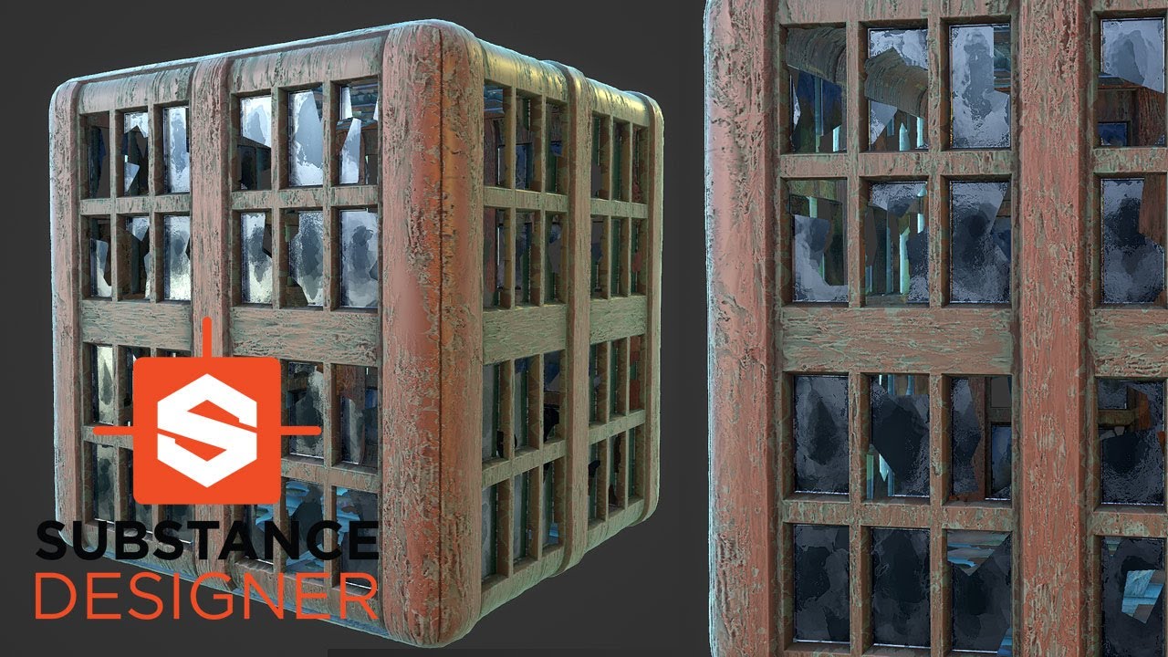 Substance Designer - Broken Windows - YouTube
