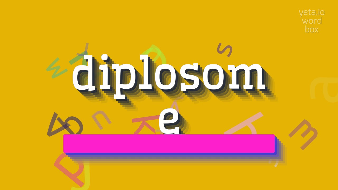 How to say "diplosome"! (High Quality Voices) - YouTube