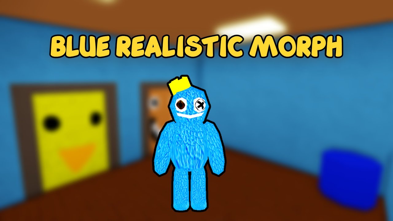 UPDATE - How To Find BLUE REALISTIC MORPH in Find The Backrooms Morphs ...