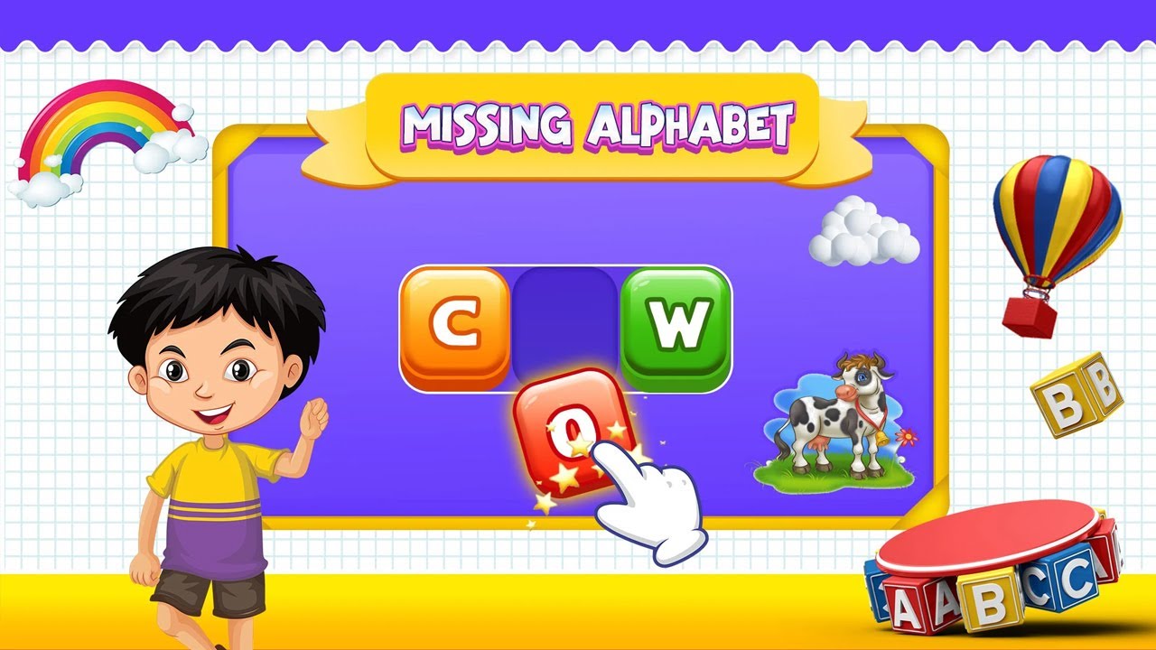 Alphabet Game | Preschool ABC Learning Videos | Learn numbers with a ...