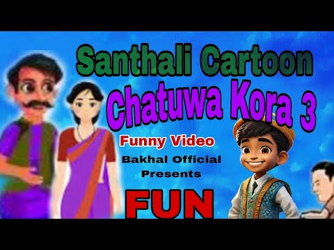 Santhali cartoon video // santhali funny cartoon video // bakhal ...