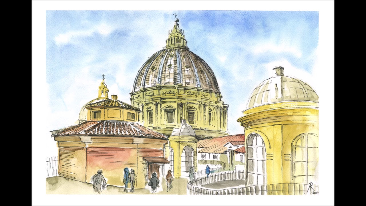 Pen, Ink and Watercolour Paintings by Andrew Rance, Volume 6 - YouTube