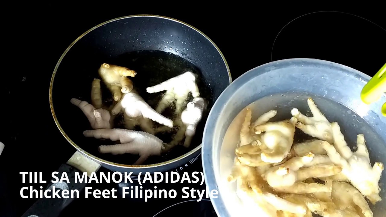 How to Cook TIIL SA MANOK (ADIDAS) | Filipino Chicken Feet stew - YouTube