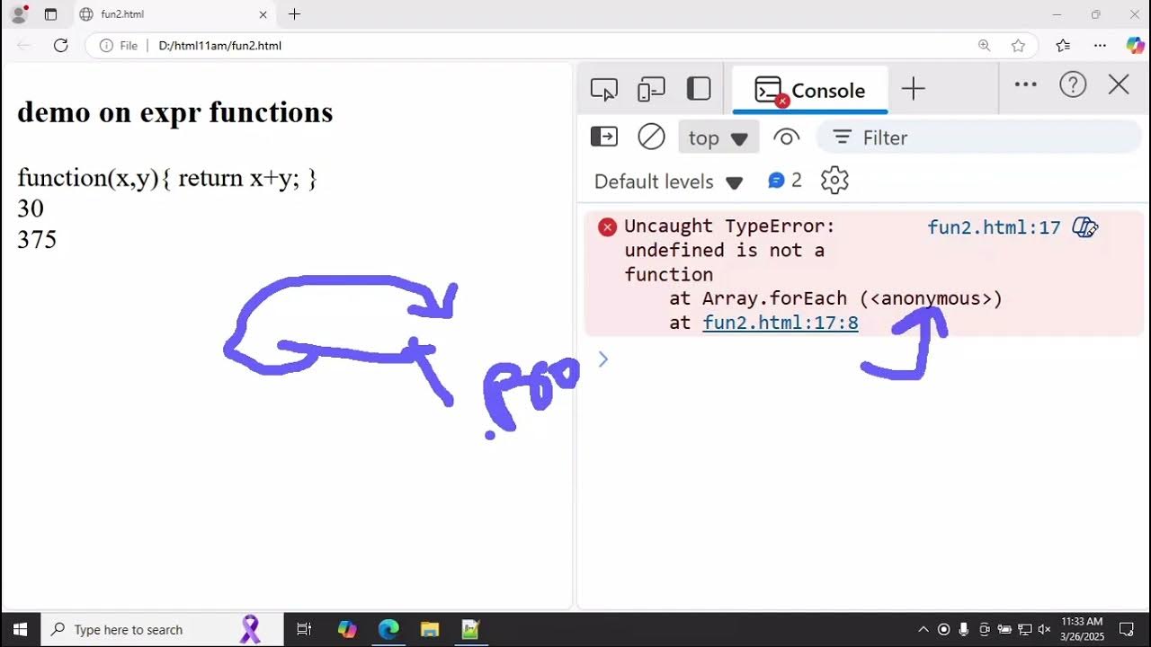 JS.function. 3 .(FOREACH()) - 26. 3 .2025 - YouTube