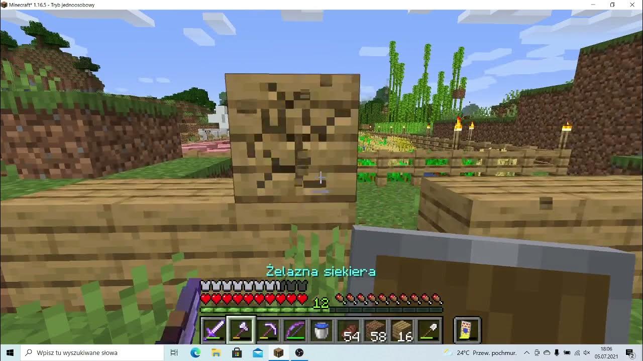 Minecraft survival odc. 49 (budujemy mury) - YouTube