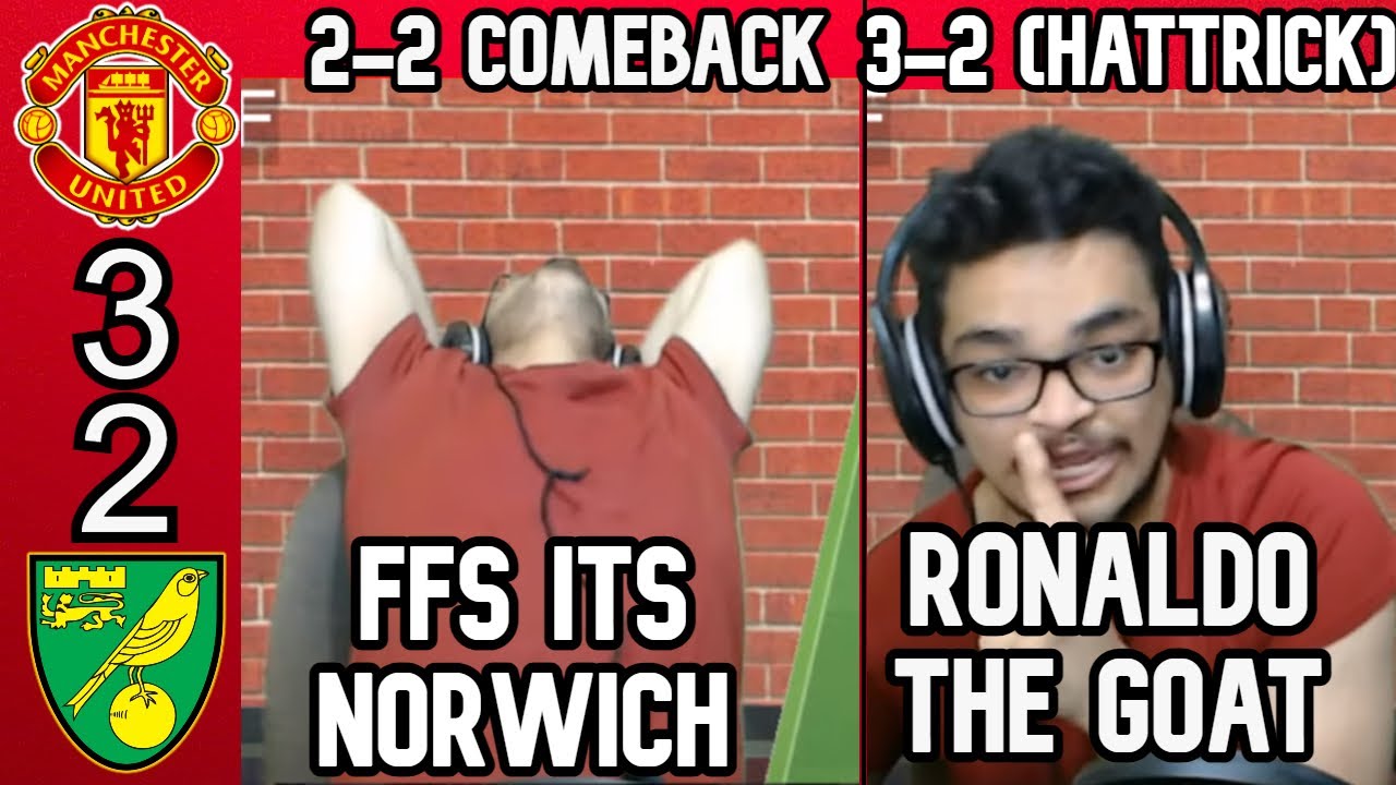 Manchester United vs Norwich Highlights Reaction | Manchester United 3 ...