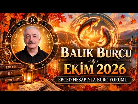 BALIK BURCU EKİM AYI 2026 EBCED İLMİYLE BURÇ YORUMLARIM.   Aşkta ve Parada Gerçekler Ortaya Çıkıyor