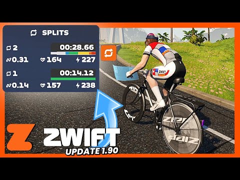 ZWIFT Splits: New In-Game Lap Tracking Tool! - YouTube