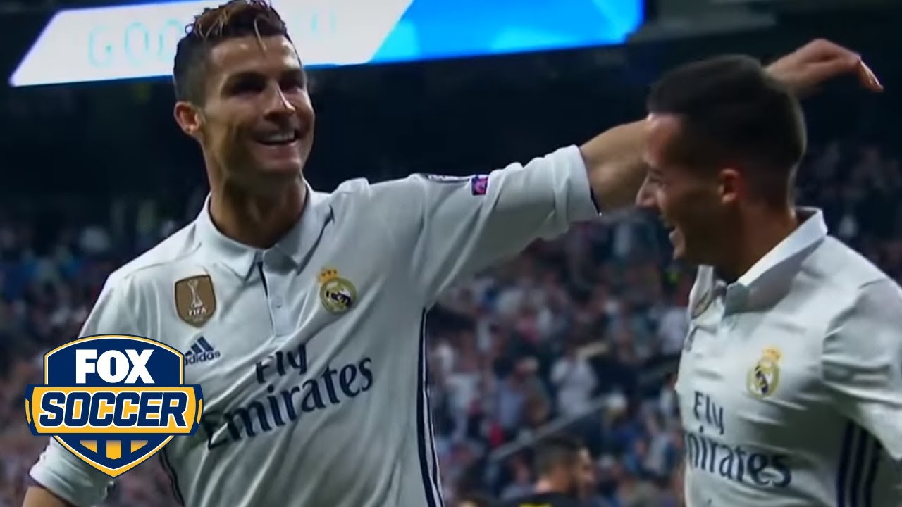Cristiano Ronaldo scores three goals in UCL semifinal first leg | FOX ...