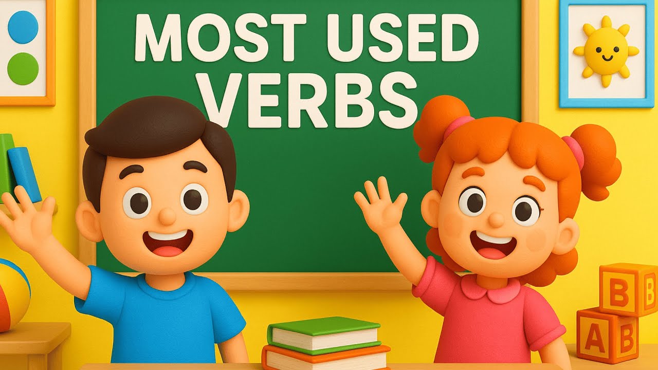 Run, Jump, Eat! Learn Action Words Easily! - YouTube