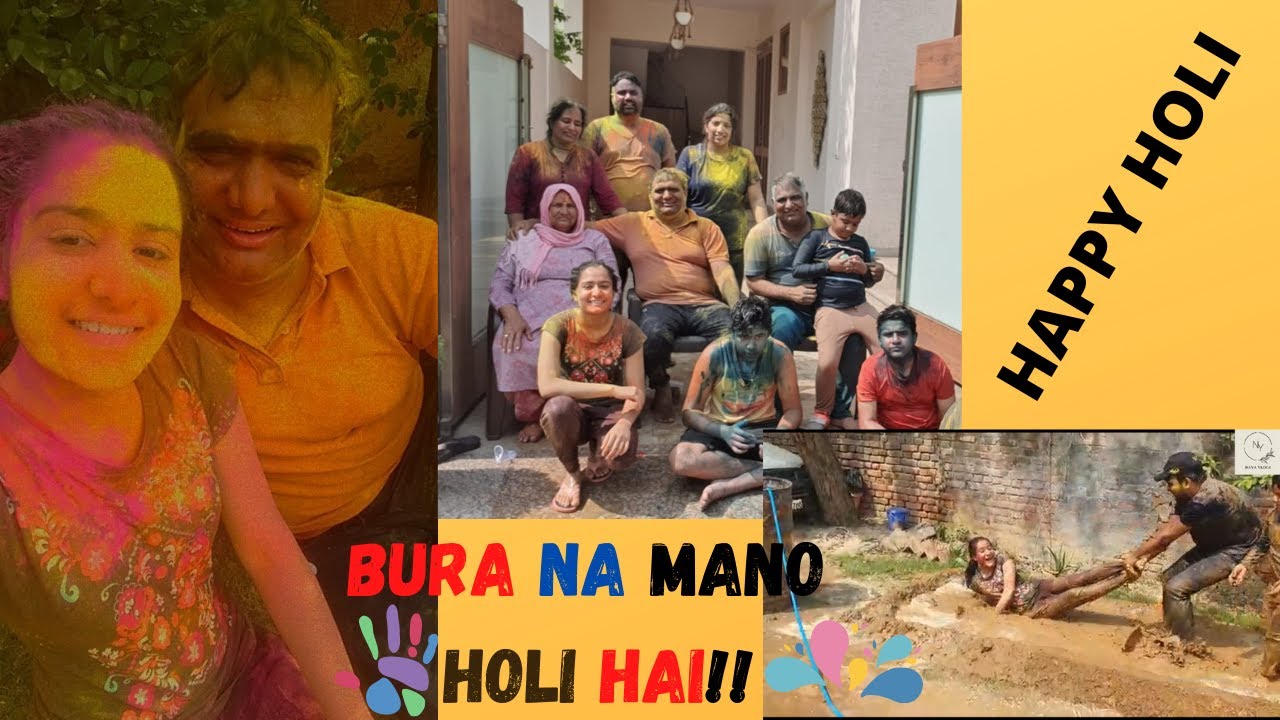 SABSE NIRALI HOLI 😂 | MUD BATH | NAYA VLOGS - YouTube