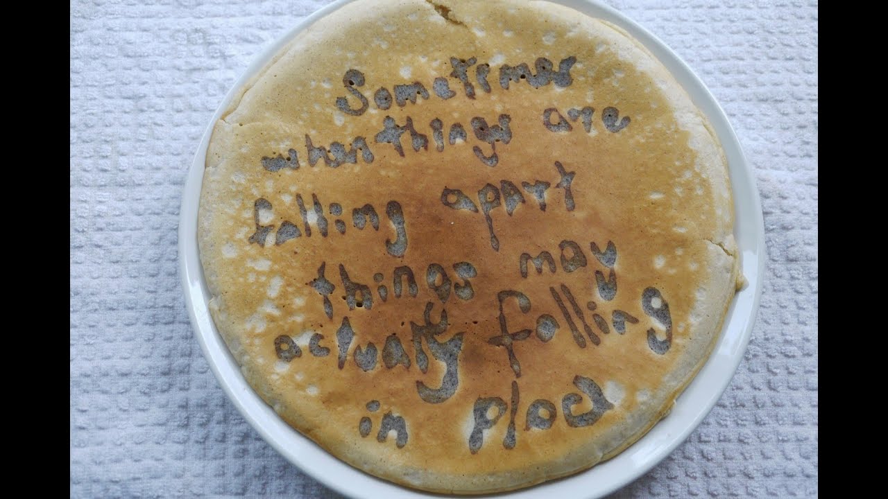 有話要說的班㦸 How to use pancake to delieve a message - YouTube