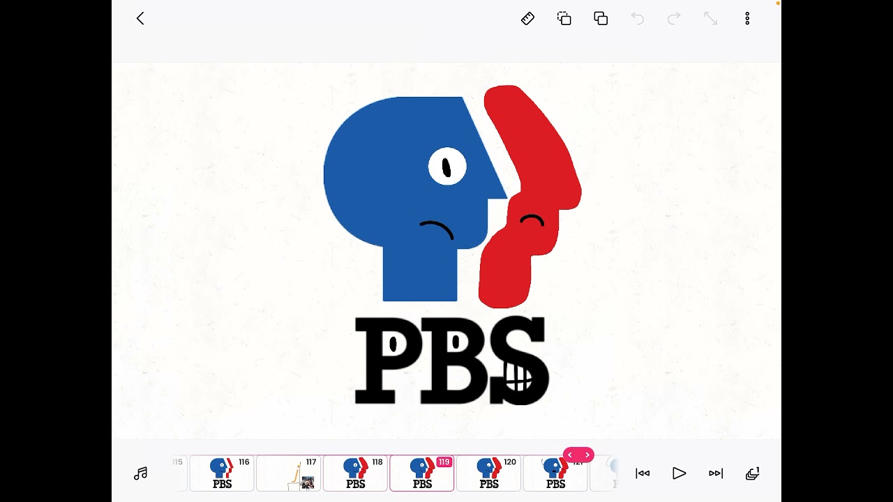 PBS 1984 logo bloopers take 9 splits colour overinflated now - YouTube