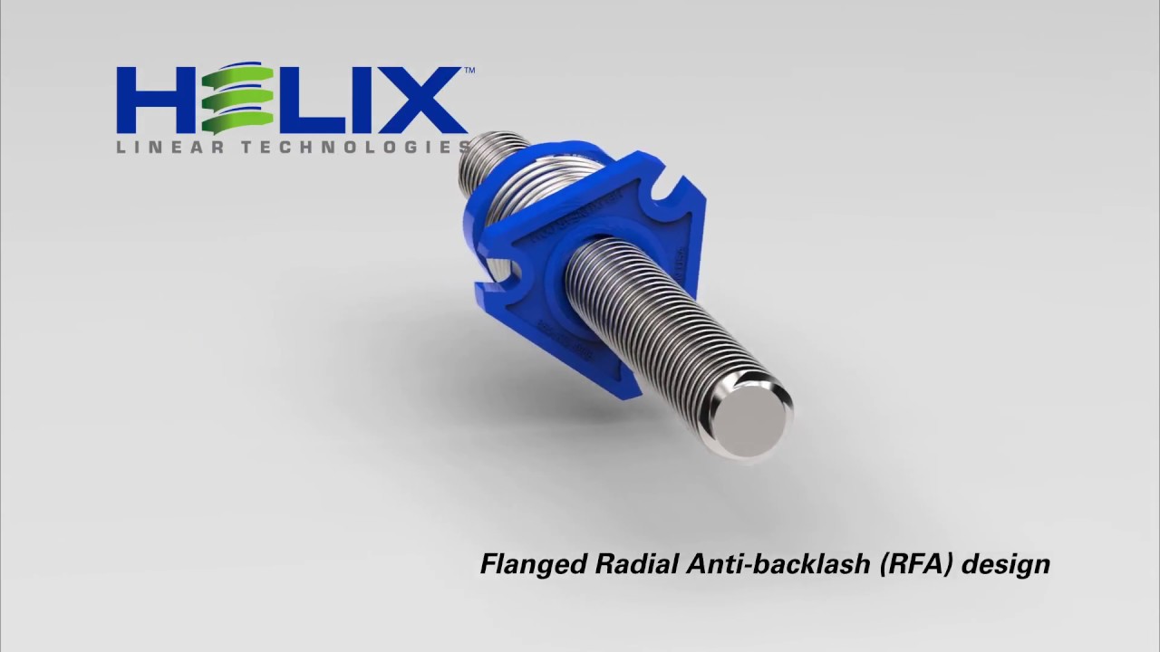 Anti-Backlash Nuts from Helix Linear - Radial - YouTube