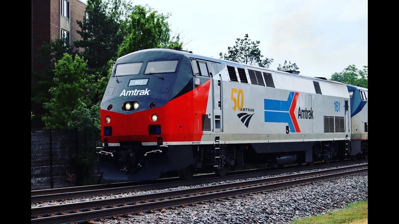 Enjoy watching Amtrak trains for 75 minutes straight! 🚆 - YouTube