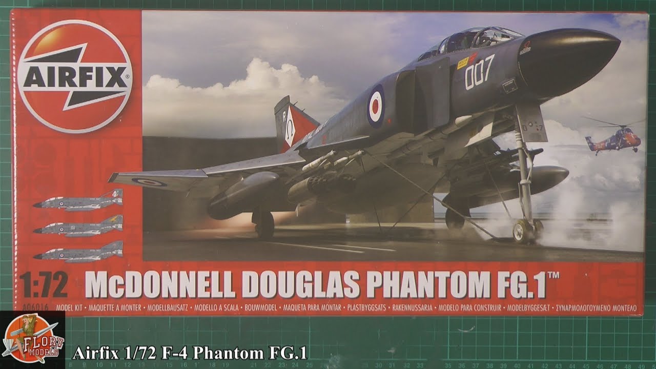 Airfix 1/72 F 4 Phantom FG.1 review - YouTube