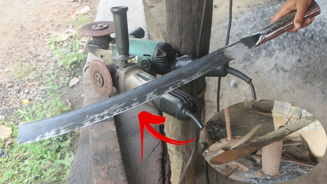 With Skillful Blacksmith Forging Knife Is Super Easy / Forging a ...