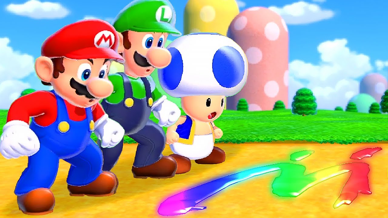 Bowser's Fury: Mario vs Luigi vs Toad - Full Game Walkthrough (3-Player ...