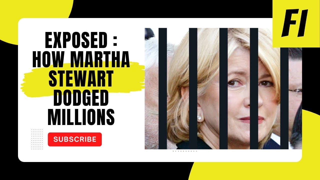 Martha Stewart's Insider Trading Scandal 📉🚨 #ImClone - YouTube
